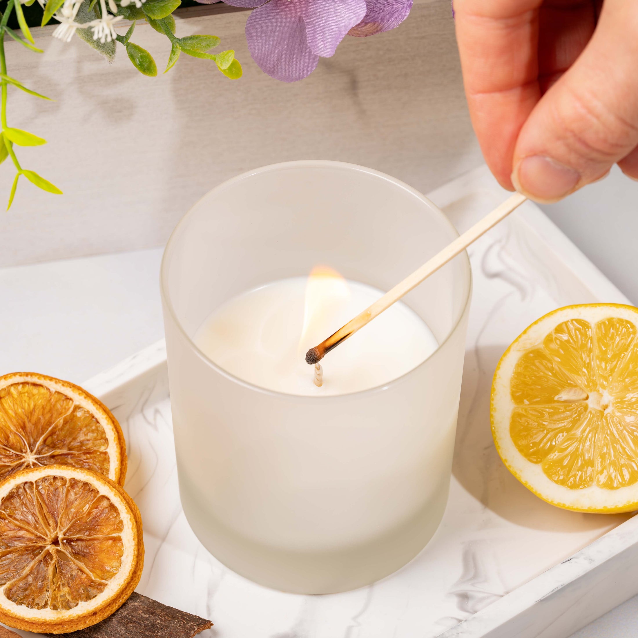 30cl (10.5oz) Frosted Finish Lotti Candle Glass for Candle Makers ...