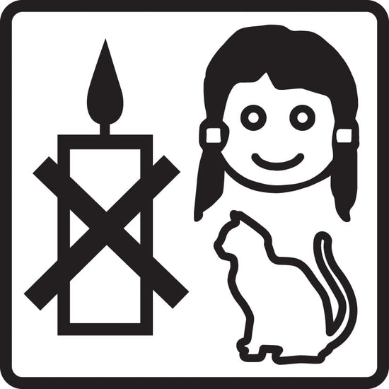 Candle Safety labels: General Product Safety Statements and Pictograms ...