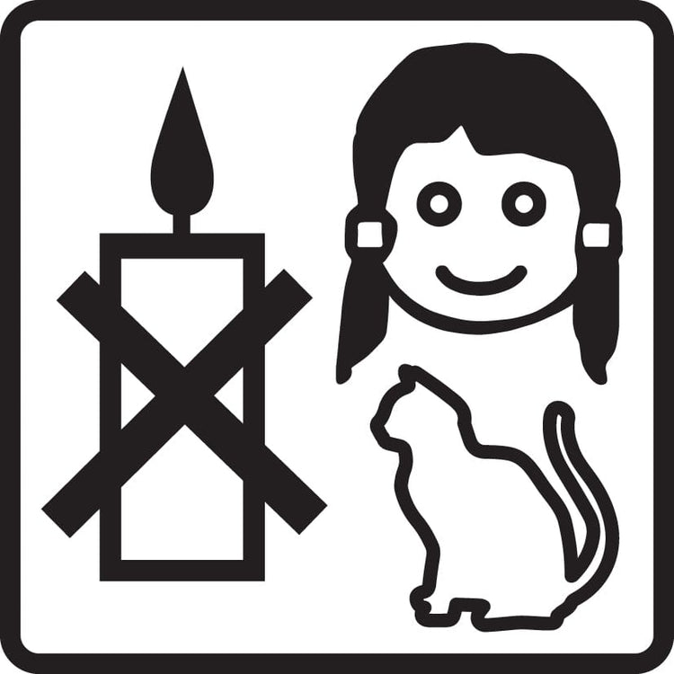 Candle Safety labels: General Product Safety Statements and Pictograms ...