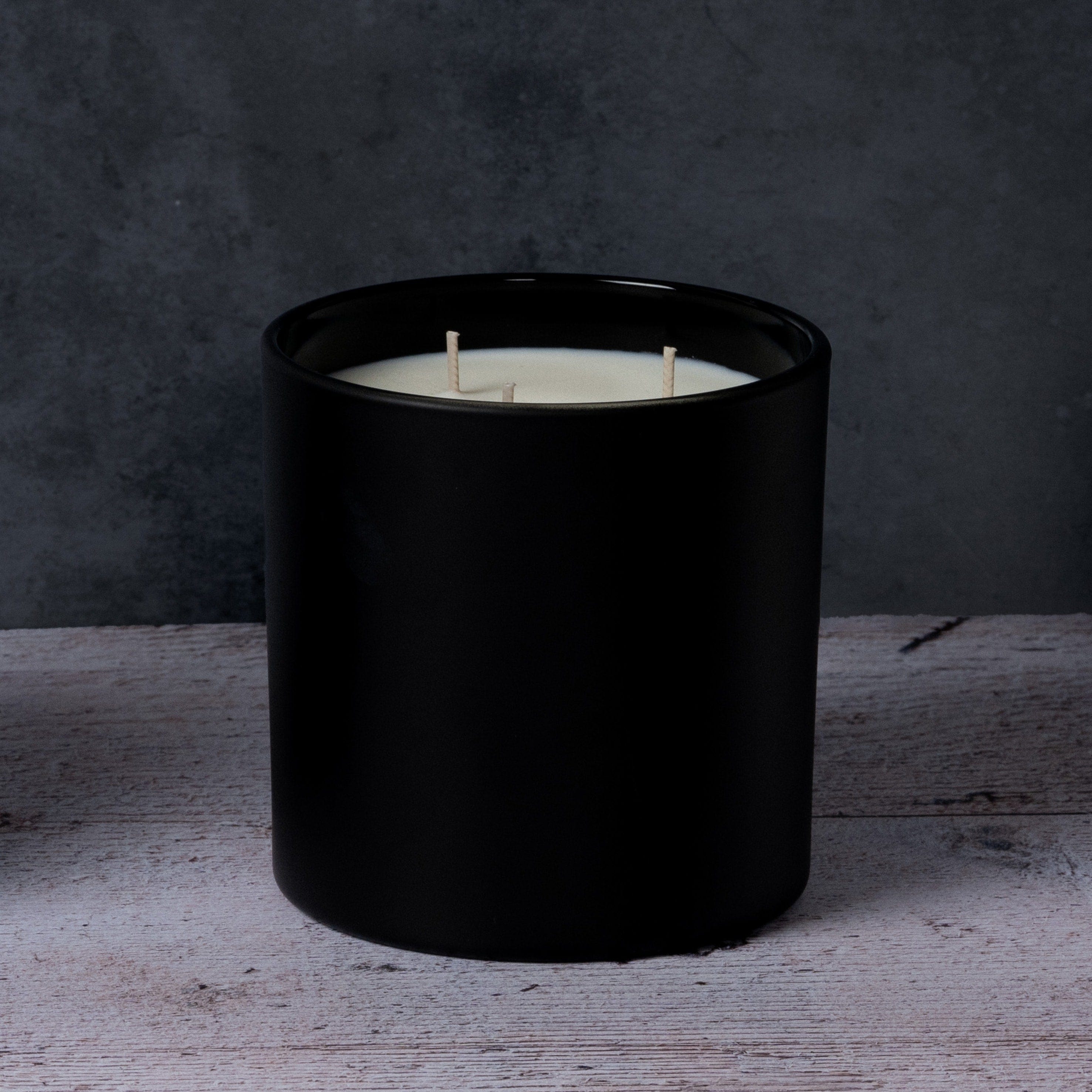64cl Ebony Candle Jar- Matt Black (Box of 6) – Candle Shack UK