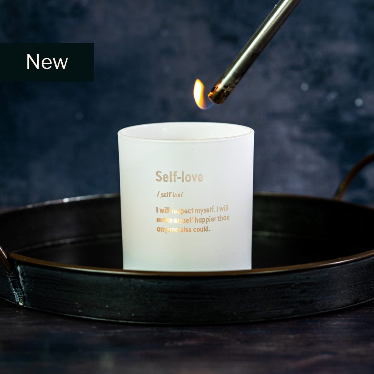 Self-Love - Matt White 30cl Lotti Candle Jar | Candle Shack UK