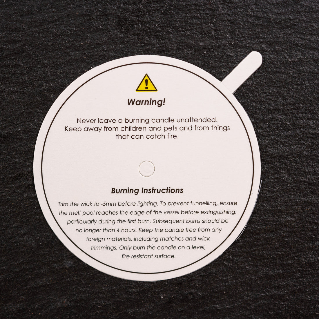 Candle Safety Labels | CLP Labels For Candles | Candle Shack UK